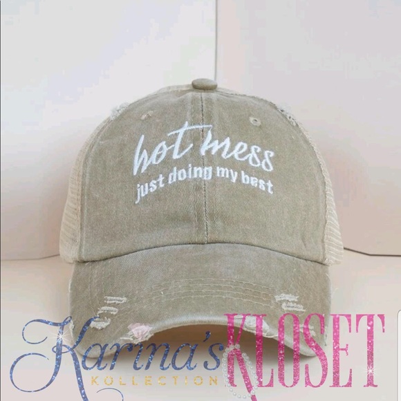Karina’s Kloset Kollection | Accessories | Hot Mess Diva Baseball Hat ...